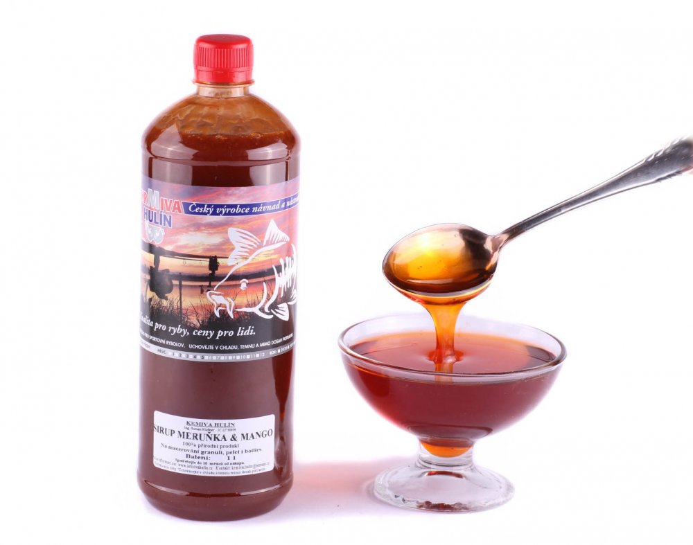 Sirup - MERUŇKA a MANGO - Vyberte balení: 1 l :: KrmivaHulín