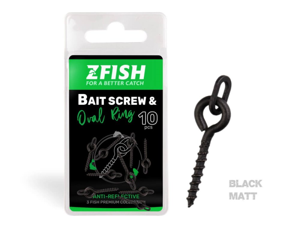 ZFISH Vrtáček s Kroužkem Bait Screw & Oval Ring :: KrmivaHulín